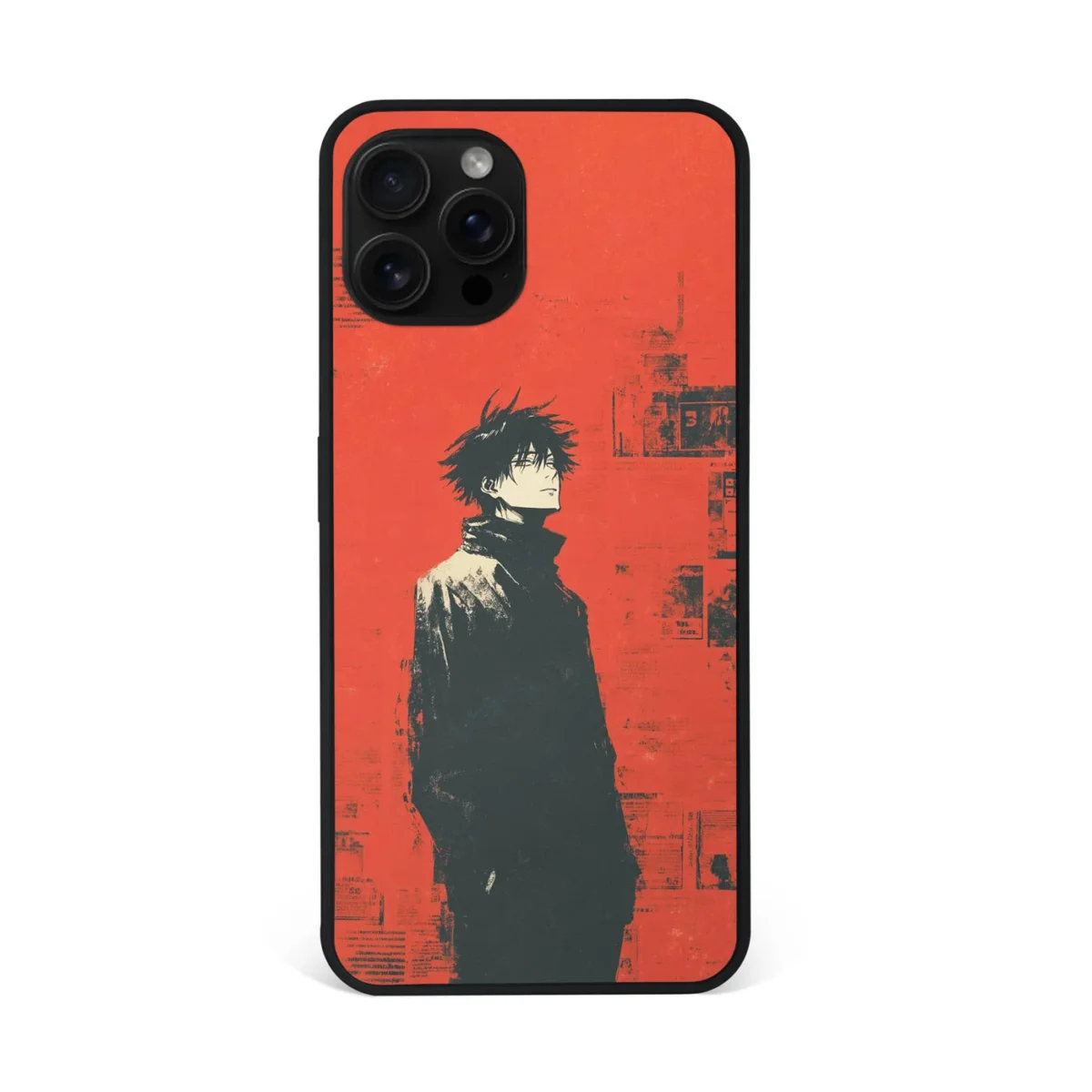 Megumi Shadow Calm Premium Glass Phone Case | Anime Aesthetic